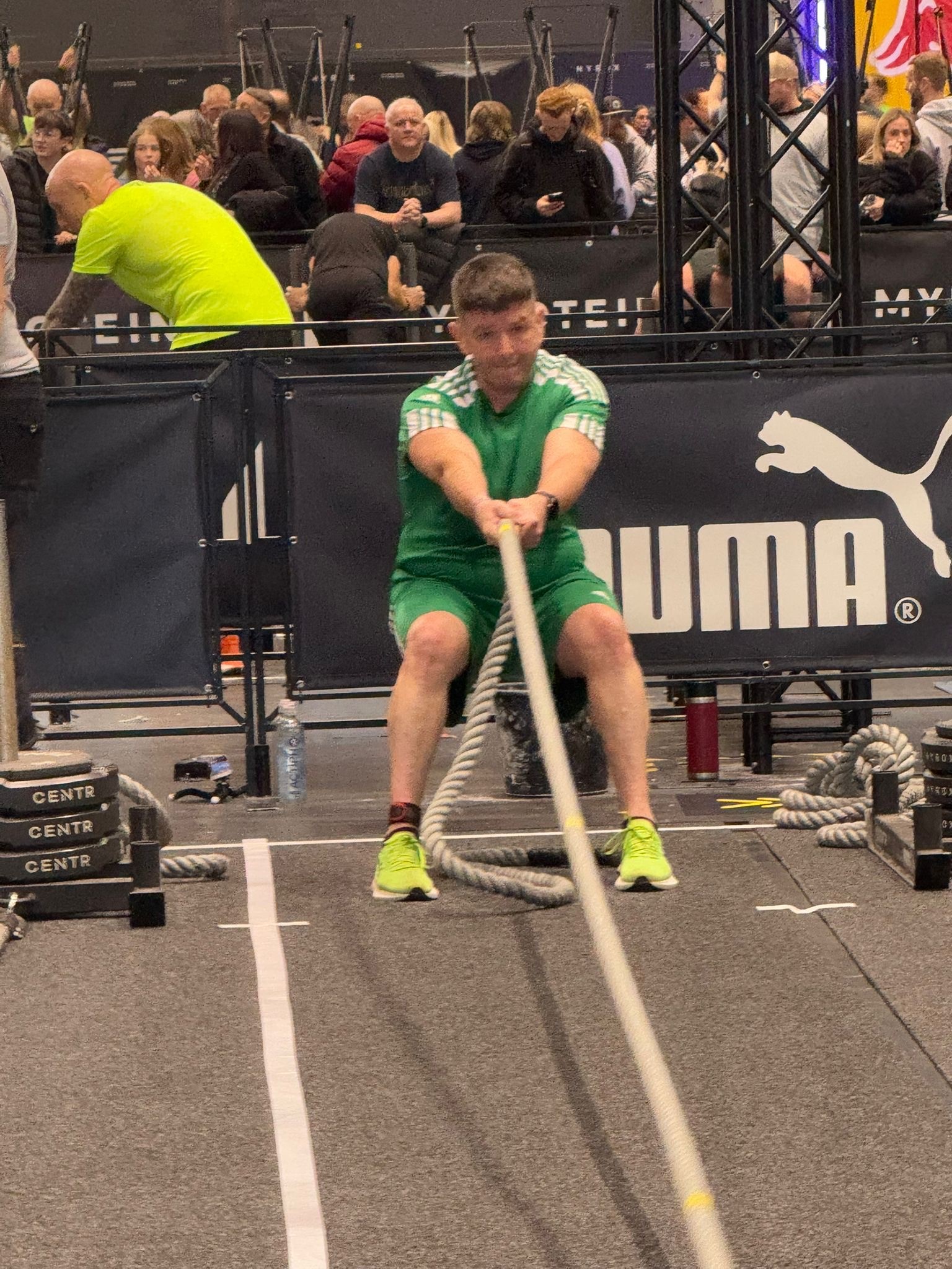 Power man smashes HYROX challenge raising more than £1,500 for cancer ...