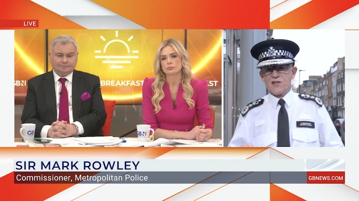 UK Iran protests will be policed 'without fear or favour' says Sir Mark ...